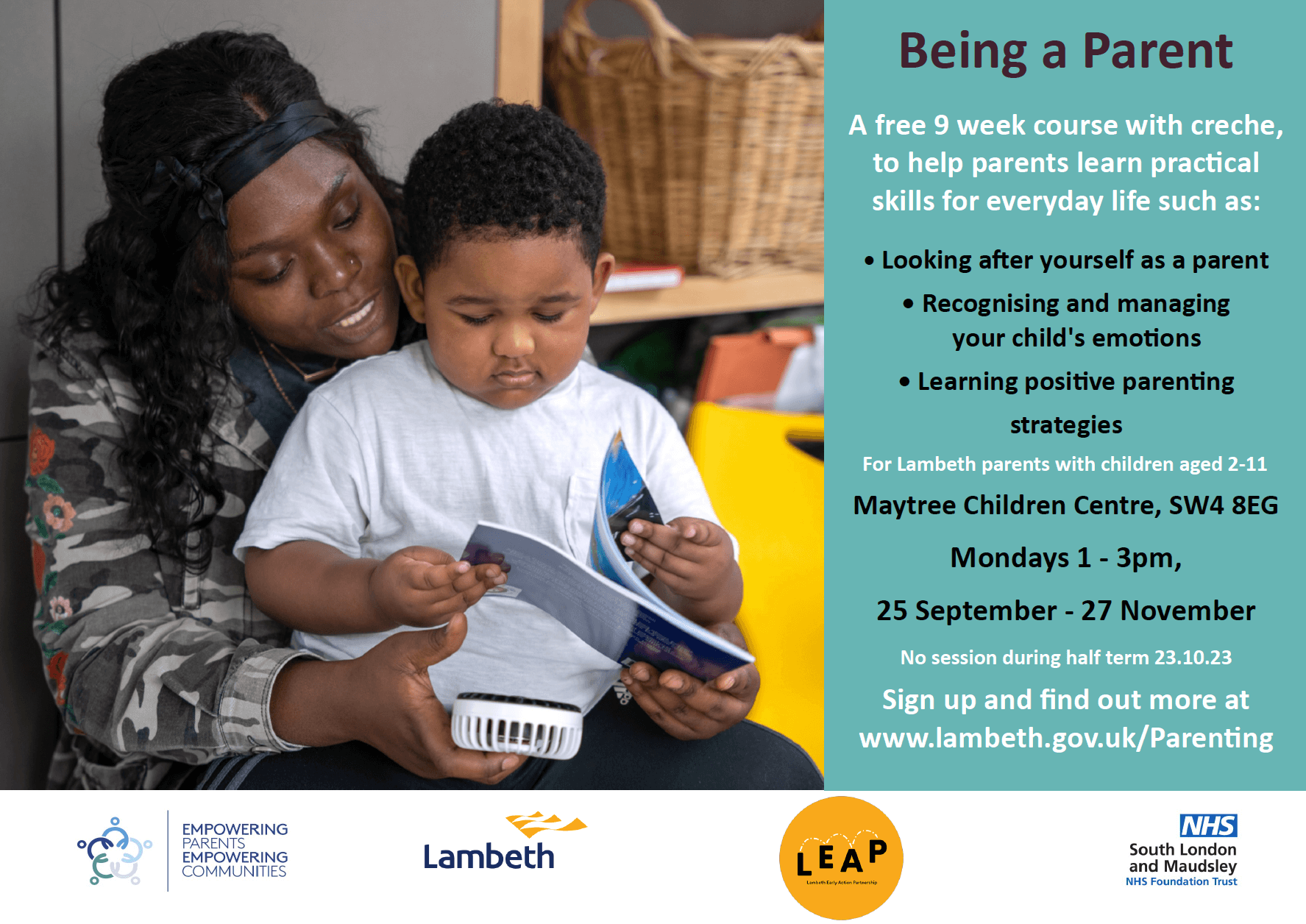 Lambeth Parenting Course's - Bonneville Primary School
